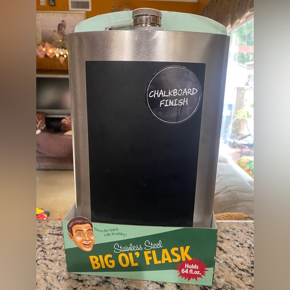 Wembly | Other | Flask Oversized Flask About Foot Tall New 6 Oz ...